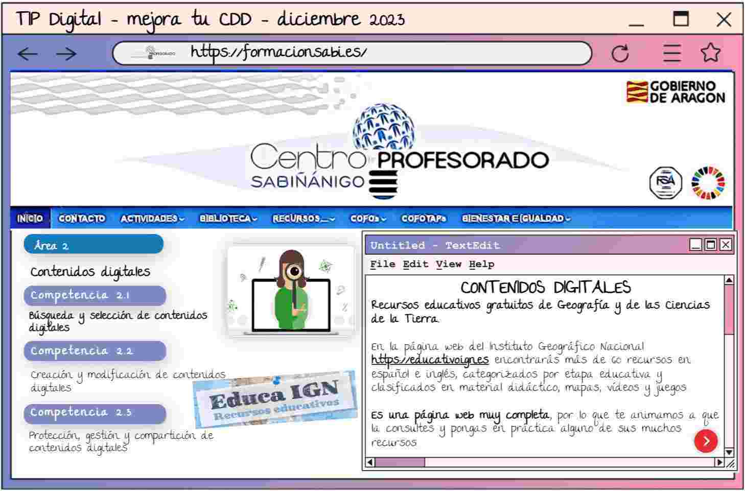 Tip Digital de diciembre – Centro de Profesorado de Sabiñánigo